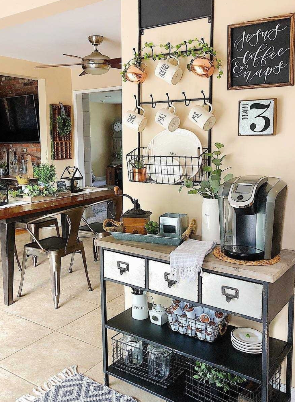 24 Coffee Bar Ideas That Will Look Better Than Your Favorite Cafè - The ...