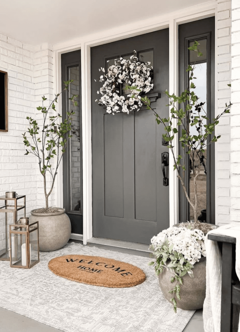 21 Modern Small Front Porch Ideas To Copy Now - The Chic Quota
