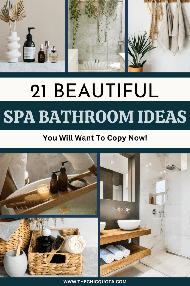 21 Spa Bathroom Ideas To Create Your Private Paradise - The Chic Quota