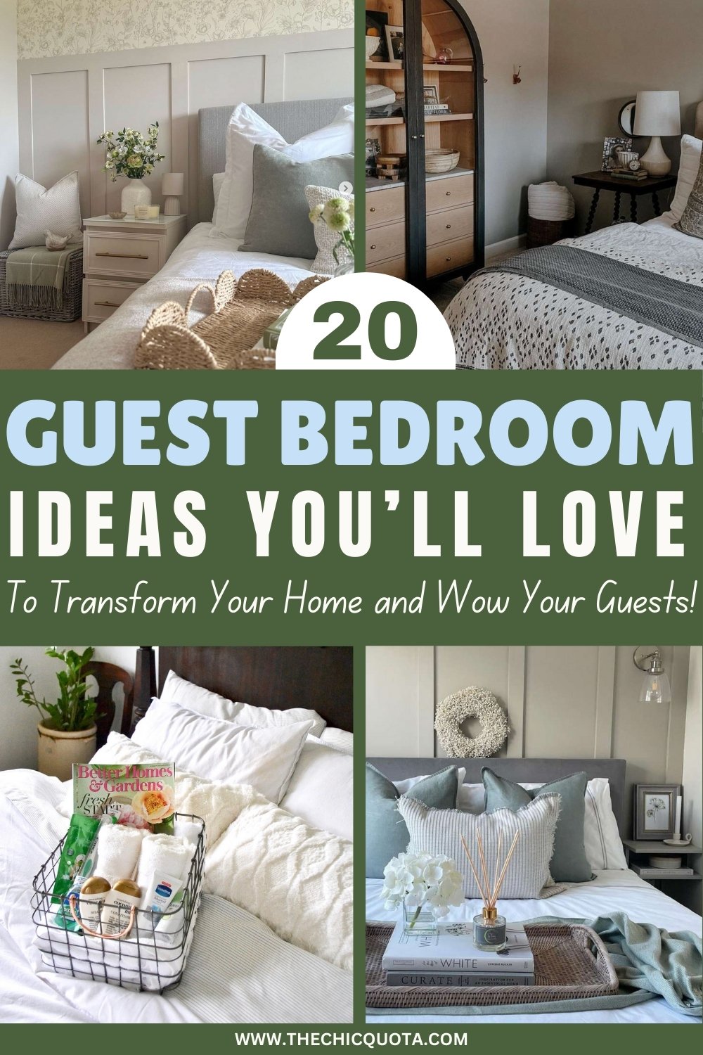 20 Beautiful Guest Bedroom Ideas That Will Take Your Hosting To The ...