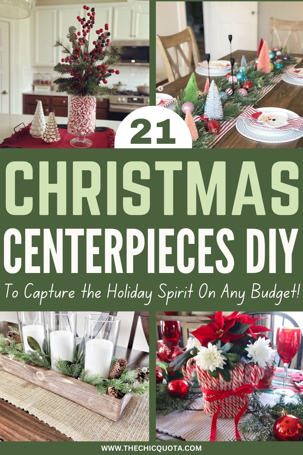 21 Beautiful Christmas Centerpieces DIY That Are Easy to Recreate and ...