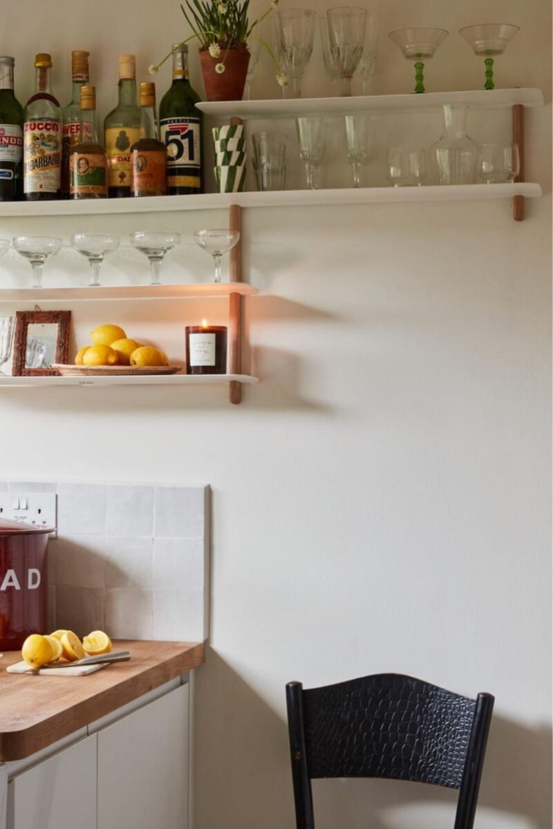 37 DIY Bar Shelf Ideas For A Stylish Home Bar You'll Love - The Chic Quota