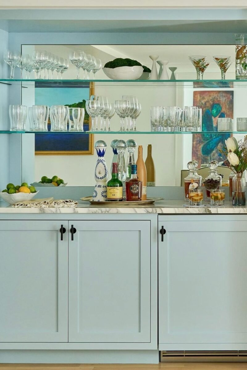 37 DIY Bar Shelf Ideas For A Stylish Home Bar You'll Love - The Chic Quota