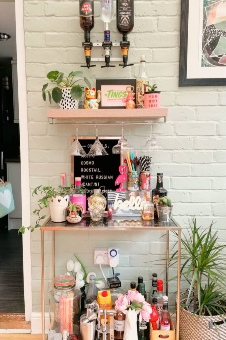 37 DIY Bar Shelf Ideas For A Stylish Home Bar You'll Love - THE CHIC QUOTA