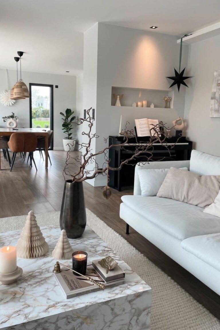 Minimalist Christmas Decor: 35 Beautiful Ideas For A Modern Holiday ...