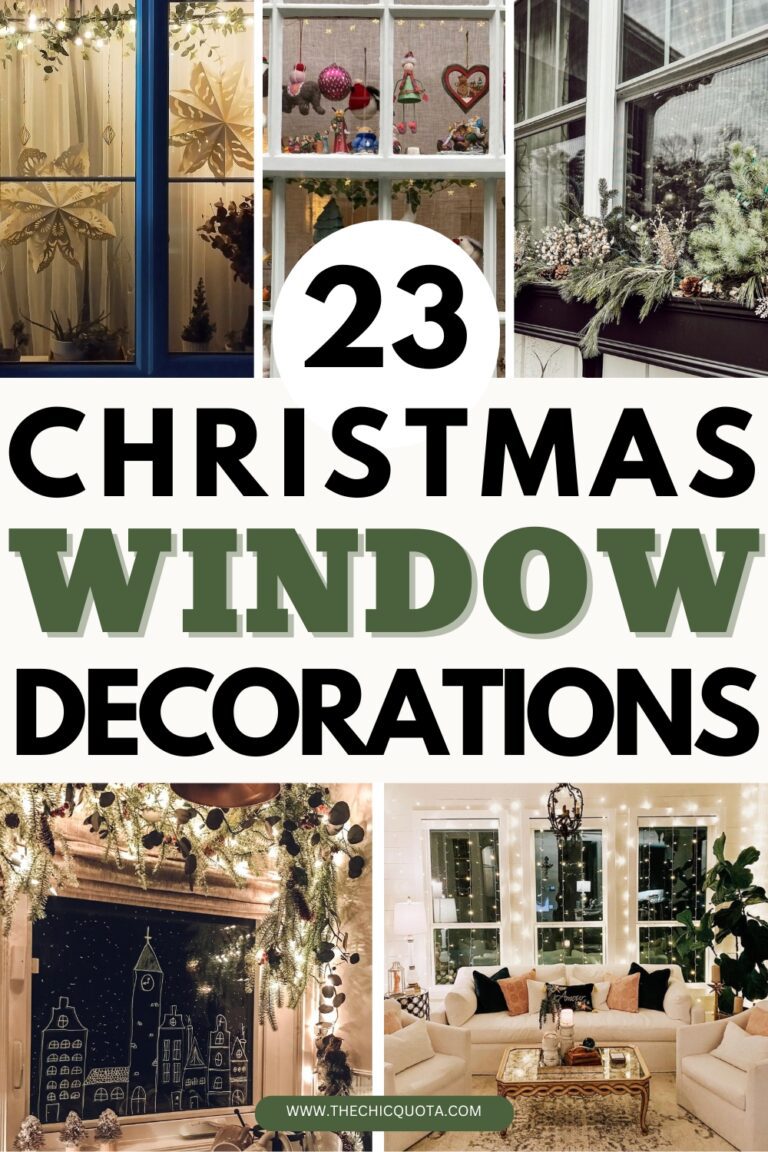 23 Gorgeous Ideas for The Best Christmas Window Decorations - The Chic ...