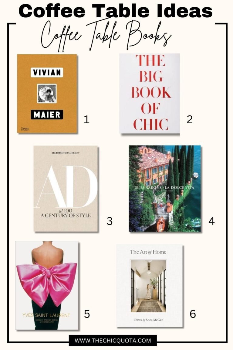 30+ Best Coffee Table Ideas You Need For Easy Styling - THE CHIC QUOTA