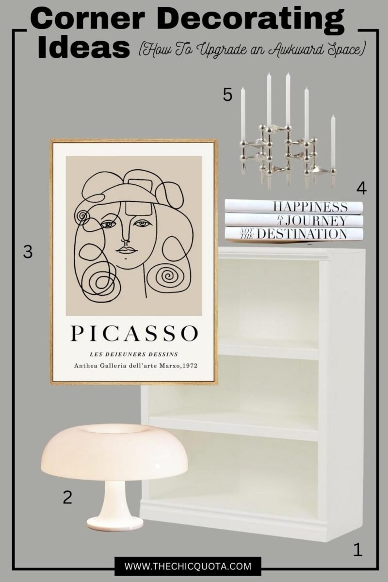 19 Easy Corner Decorating Ideas To Fill An Awkward Space - THE CHIC QUOTA