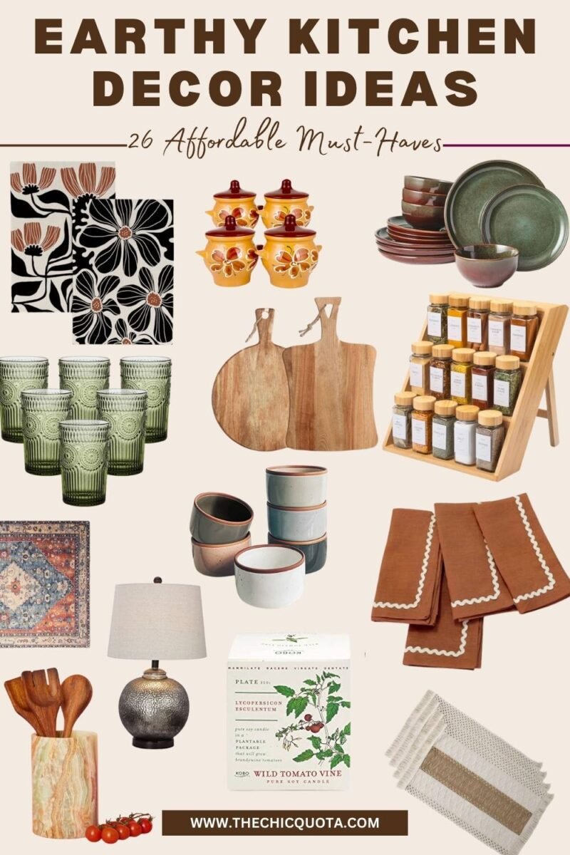 26 Earthy Kitchen Must-Haves | How To Create a Warm & Elegant Design ...