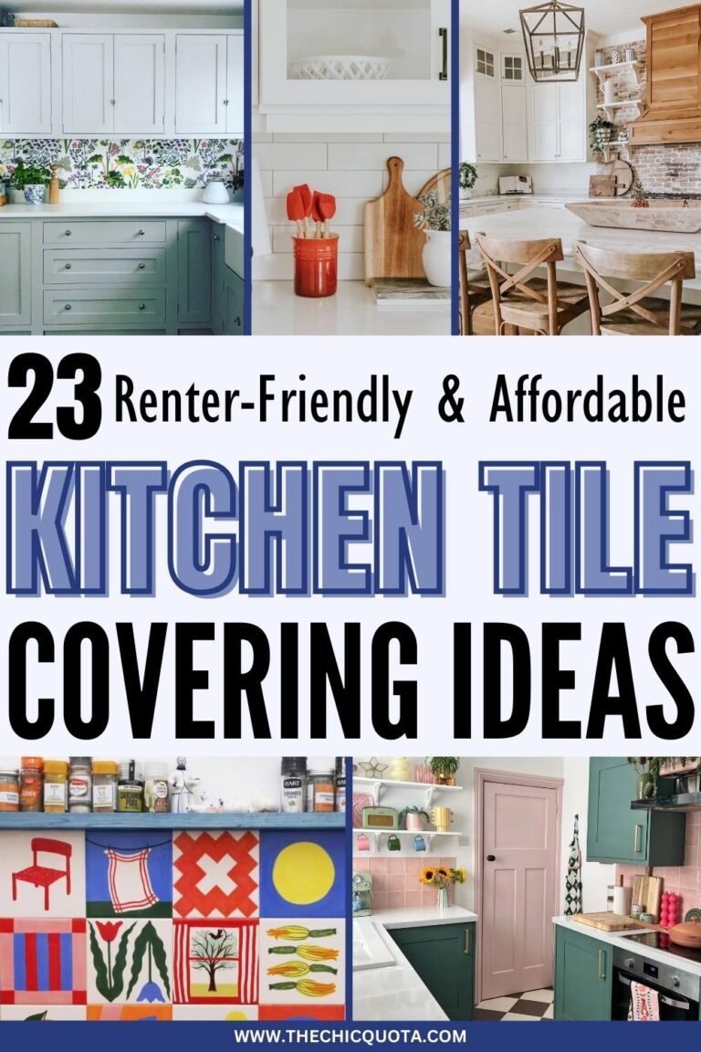 23 Amazing Ideas for Covering Kitchen Tiles Without Removing Them - The ...