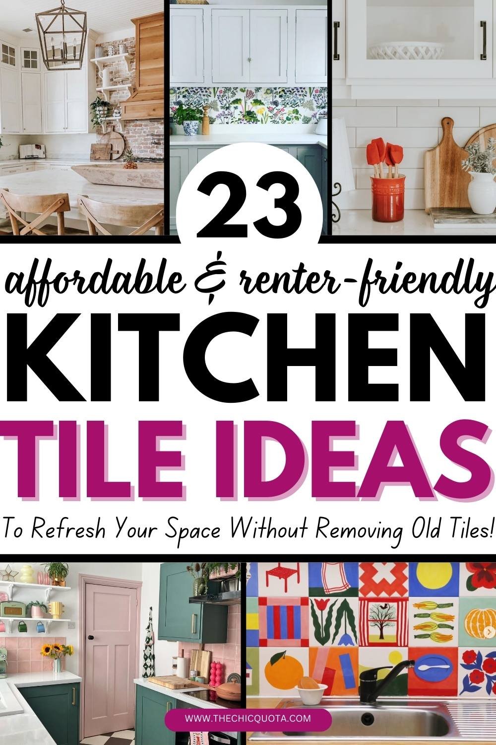 23 Amazing Ideas for Covering Kitchen Tiles Without Removing Them - The ...