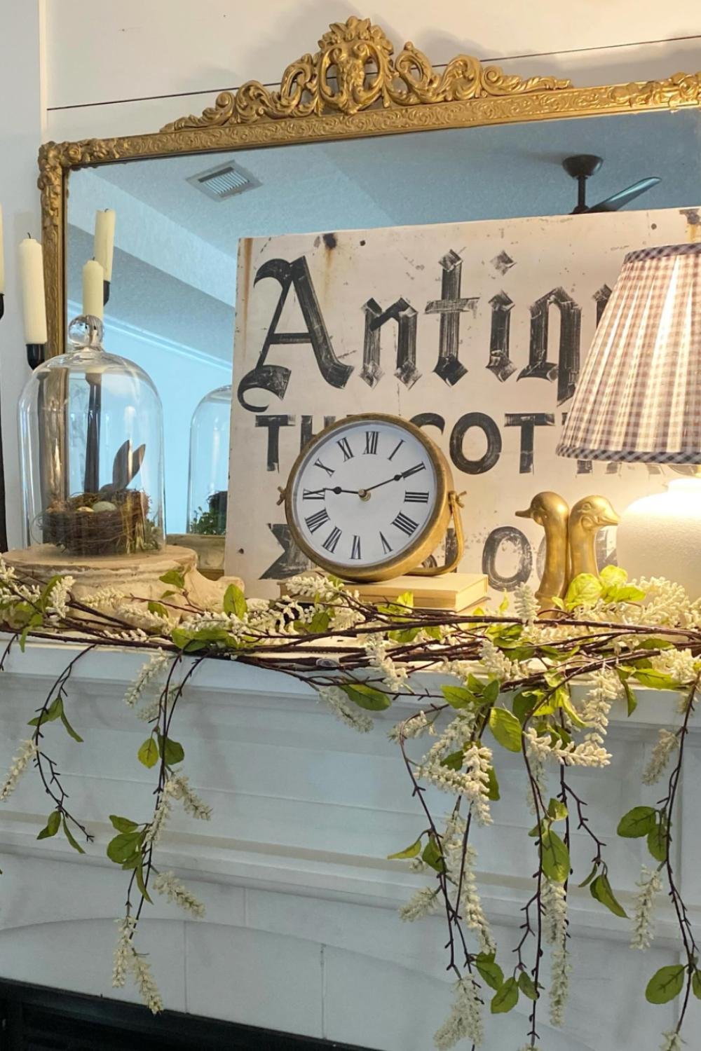 18 Spring Mantle Decor Ideas For Beautiful Seasonal Upgrades - The Chic ...