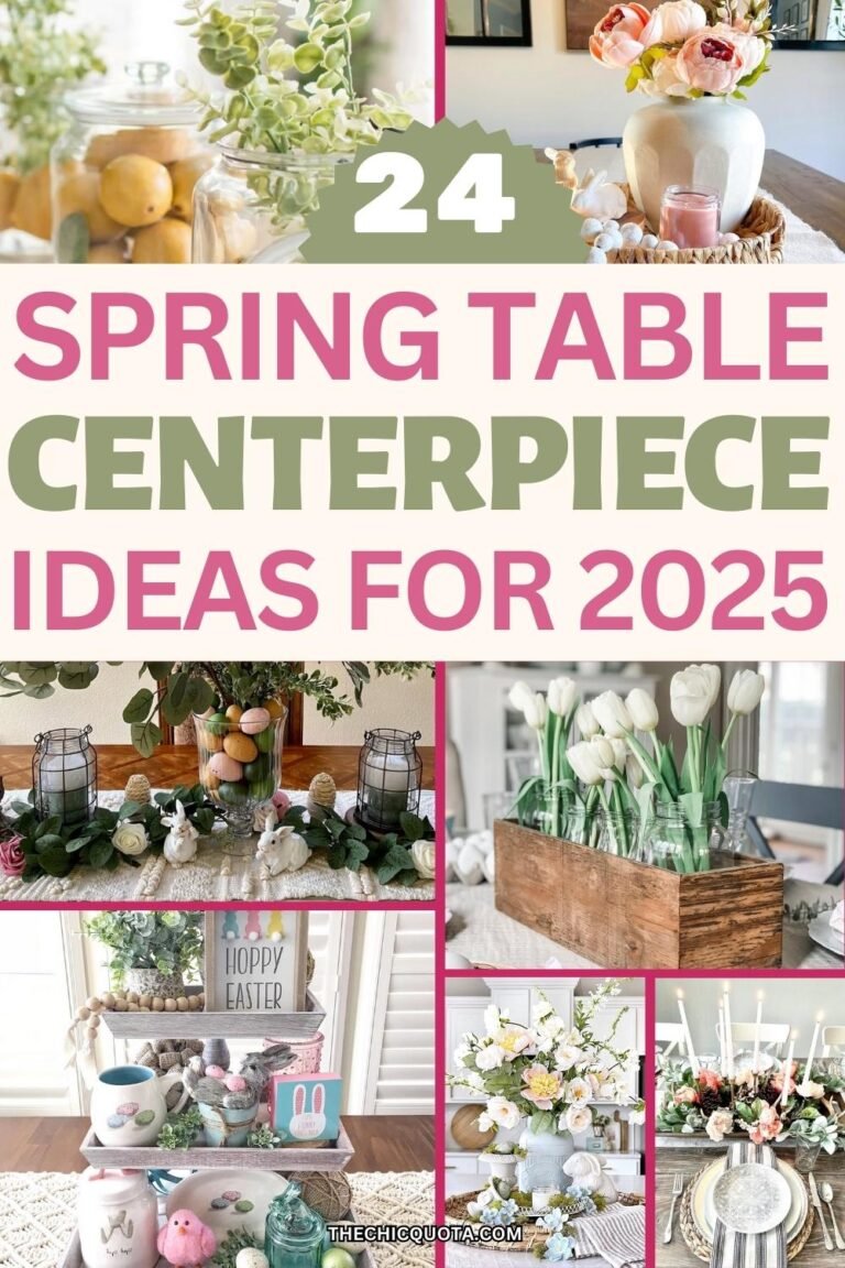 24 Simple But Elegant Spring Centerpiece Ideas For A Beautiful Table ...