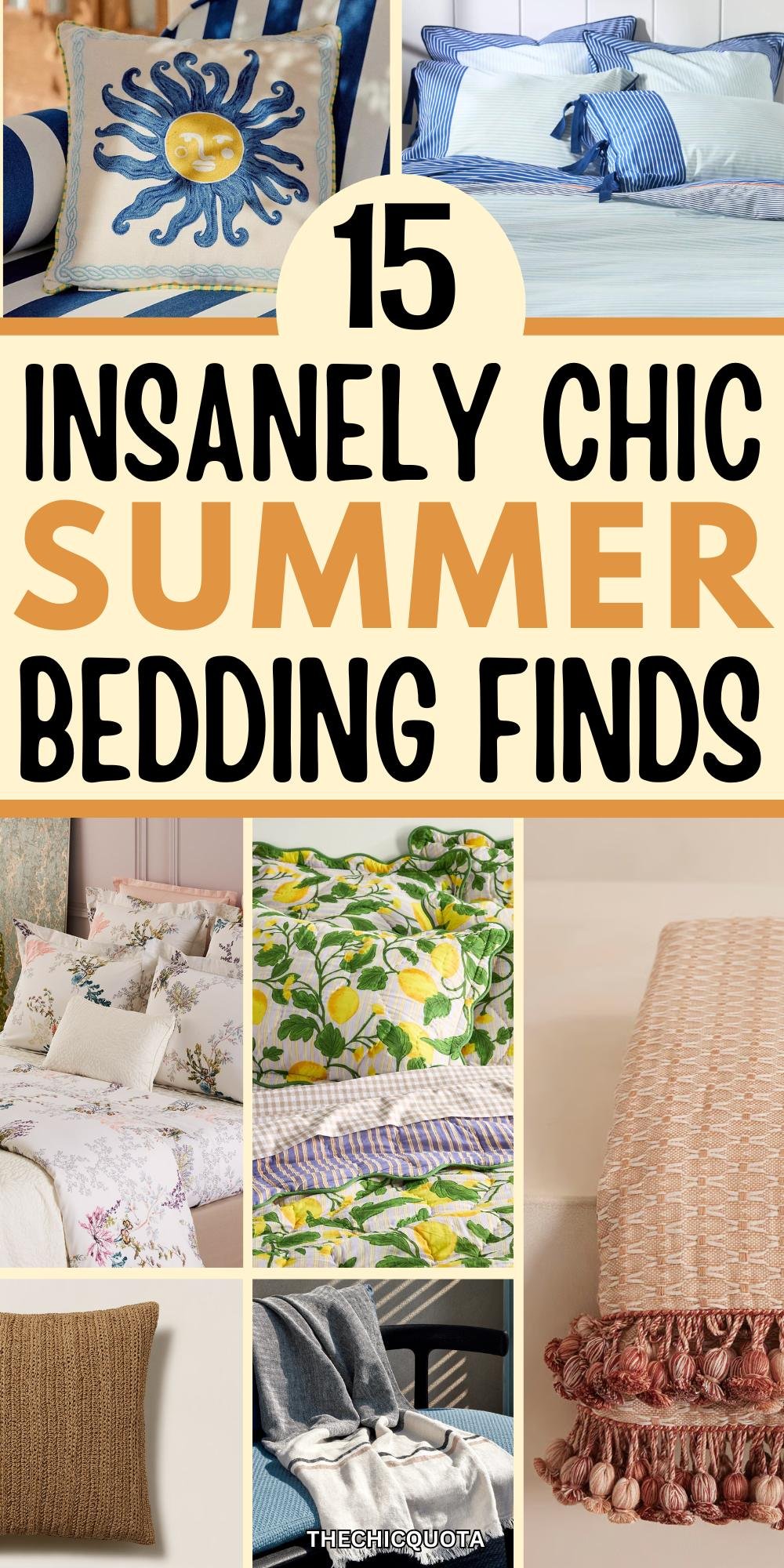 Your Guide To Beautiful Summer Bedding For The Perfect Sleep - The Chic ...
