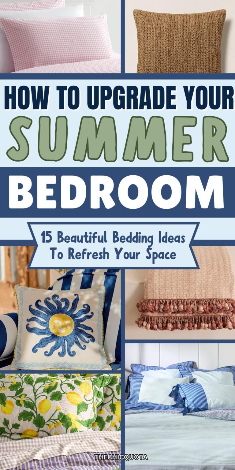 Your Guide To Beautiful Summer Bedding For The Perfect Sleep - THE CHIC ...
