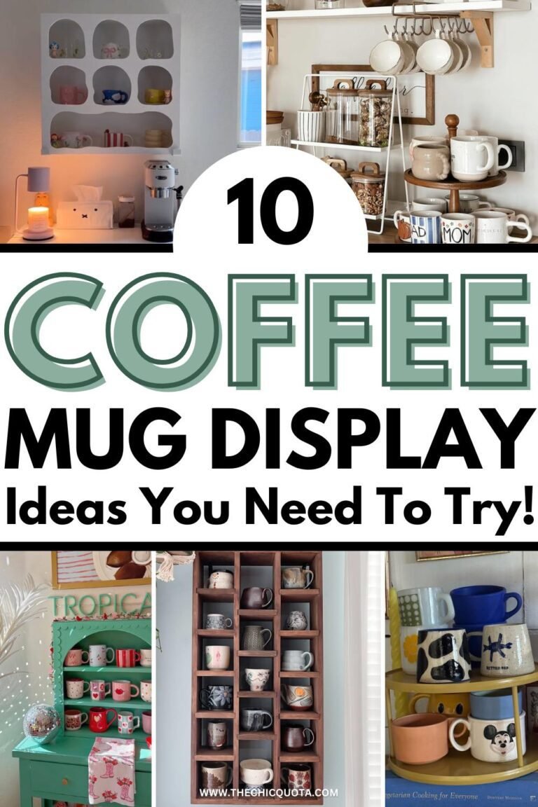 The Best Coffee Mug Display Ideas To Elevate Your Collection - The Chic ...
