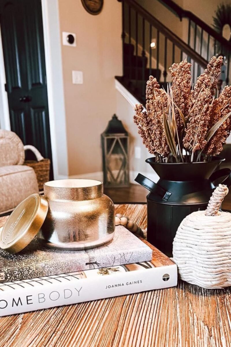 Beautiful Fall Coffee Table Decor: A Small Change That Makes A Big ...
