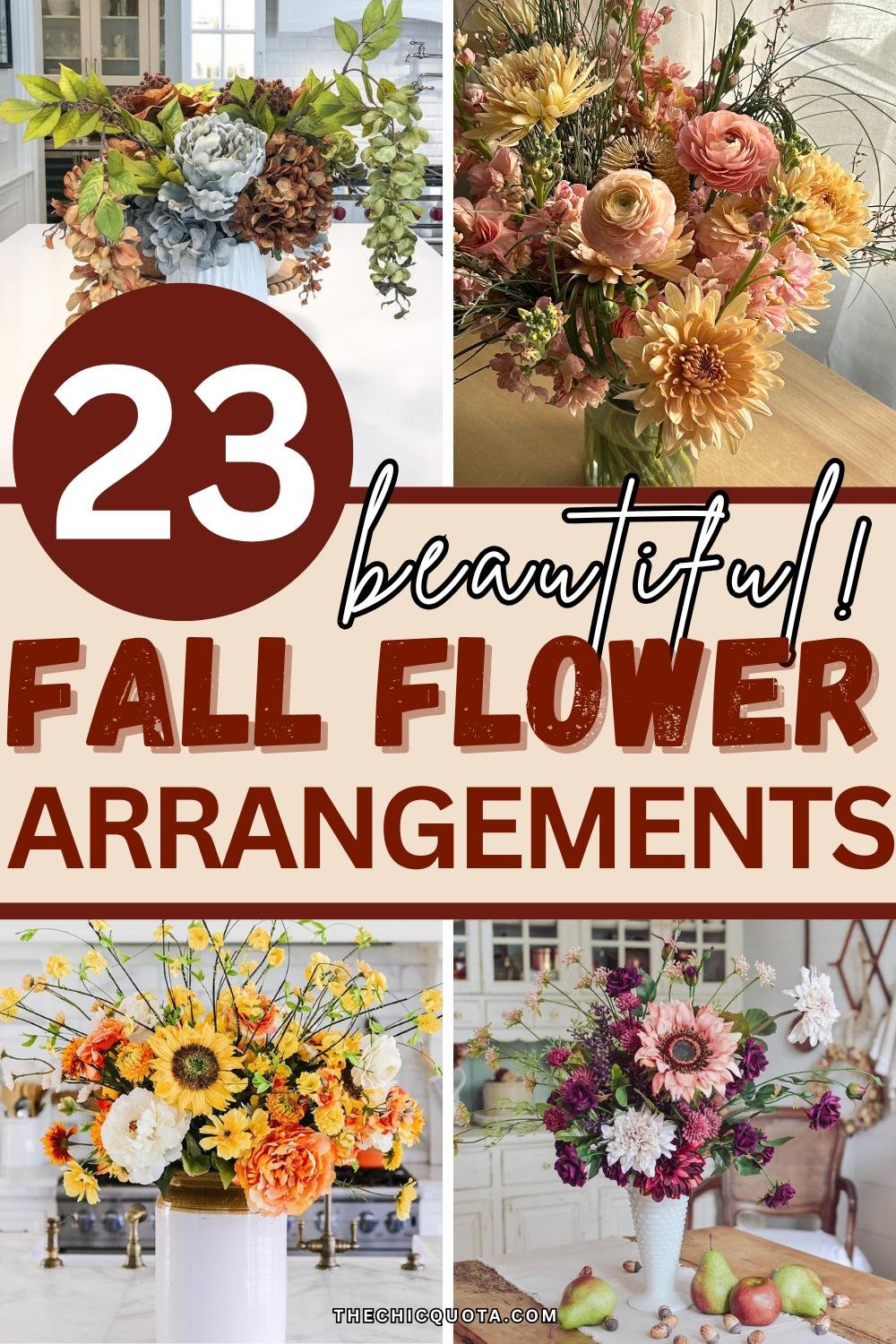 23 Beautiful Fall Flower Arrangements That Will Elevate Your Space ...