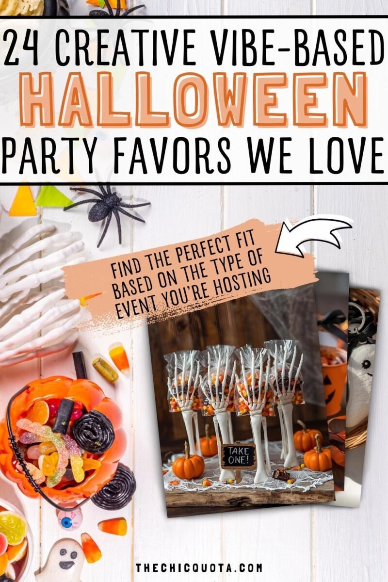 24 Amazing Halloween Party Favors Based On Your Party Vibe - THE CHIC QUOTA